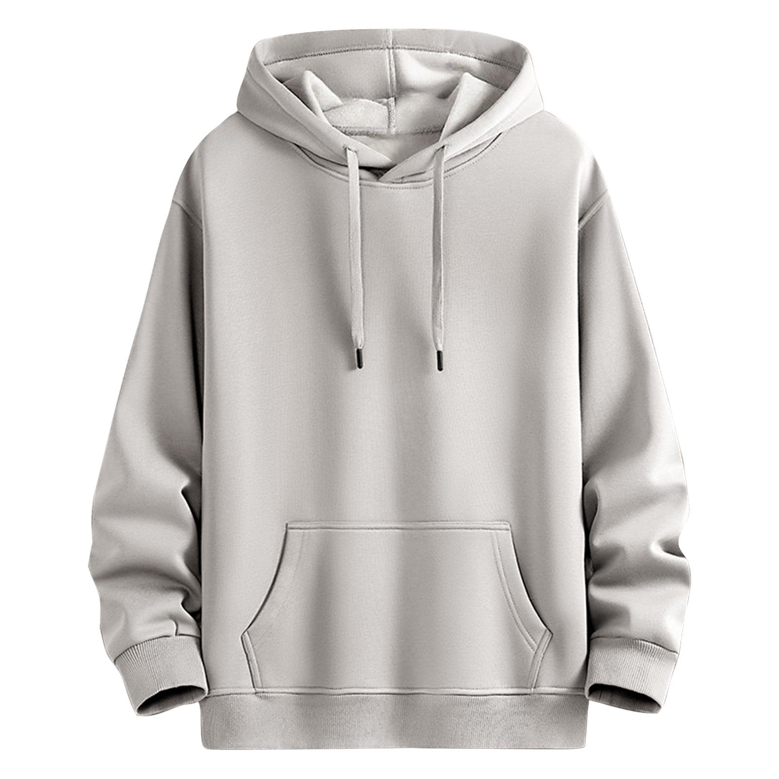 CLOISE Lightweight Hoodie Men Big and Tall Hooded Sweatshirt Solid ...