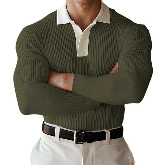 CLOISE Men Button down Shirt Big and Tall Lightweight Collared Tops ...