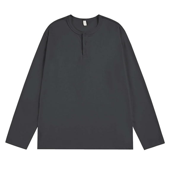 CLOISE Mens Button down Shirts Long Sleeve Big and Tall Collared Tops ...