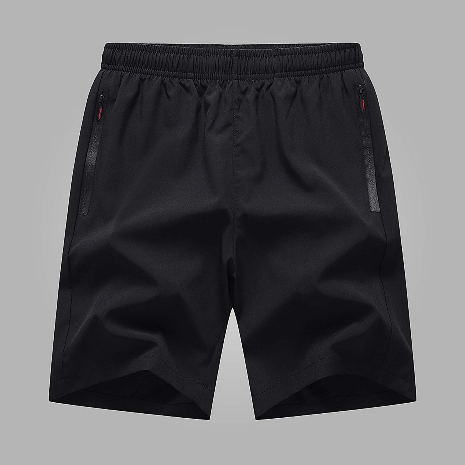 CLOISE Mens Shorts Casual with Multi Pocket Big and Tall Mid Waist ...