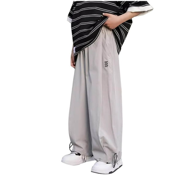 CLOISE Palazzo Pants Kids Girls Boys Wide Leg Long Pants Casual Viscose ...