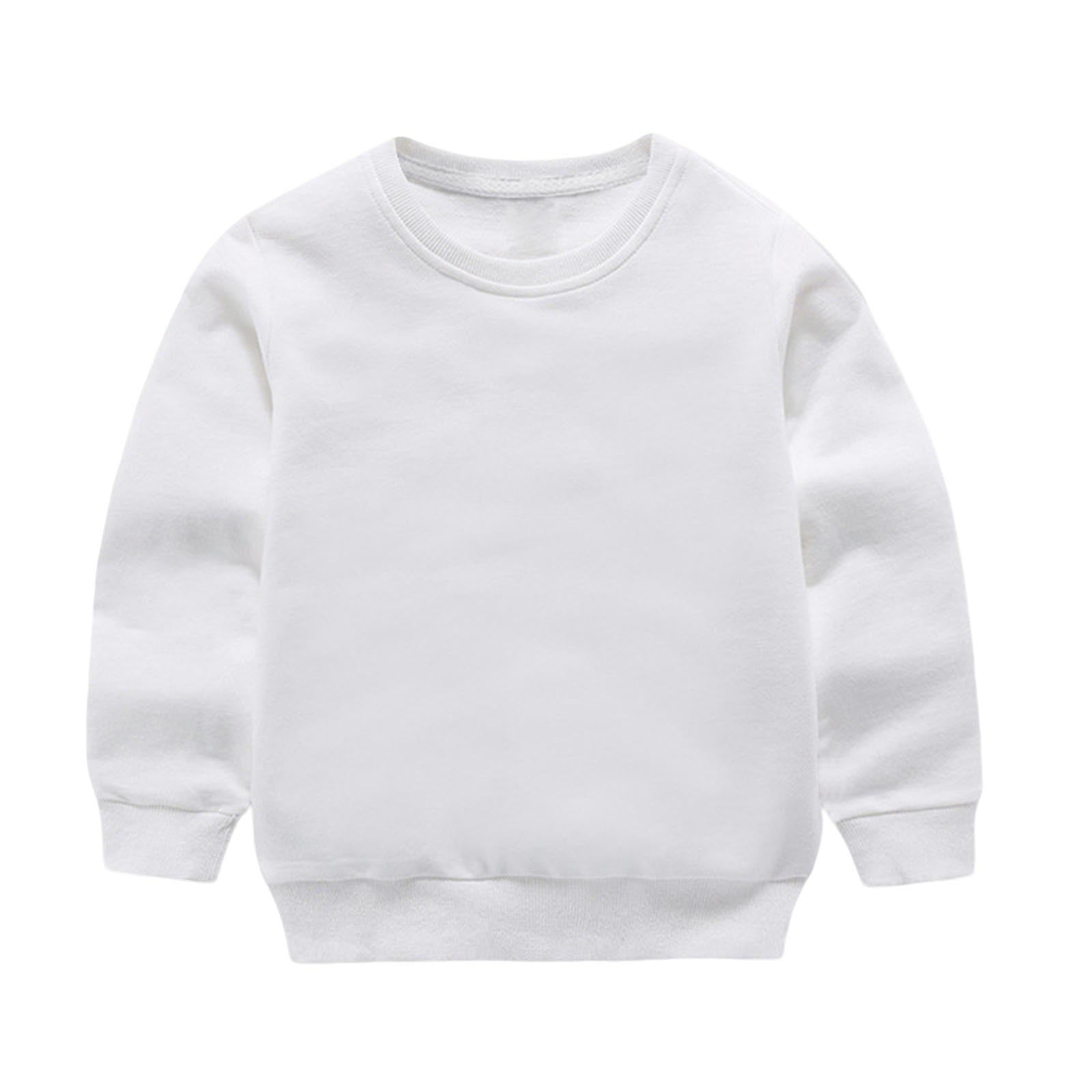 CLOISE Pullover Sweatshirts for Boys Girls Kid No Hoodie Crew Neck Tops ...