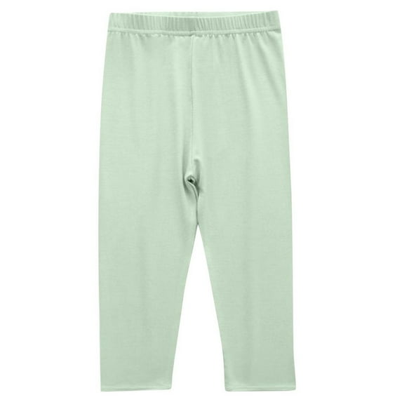 CLOISE Running Leggings for Boys Girls Capri Tights Stretchy Skinny ...