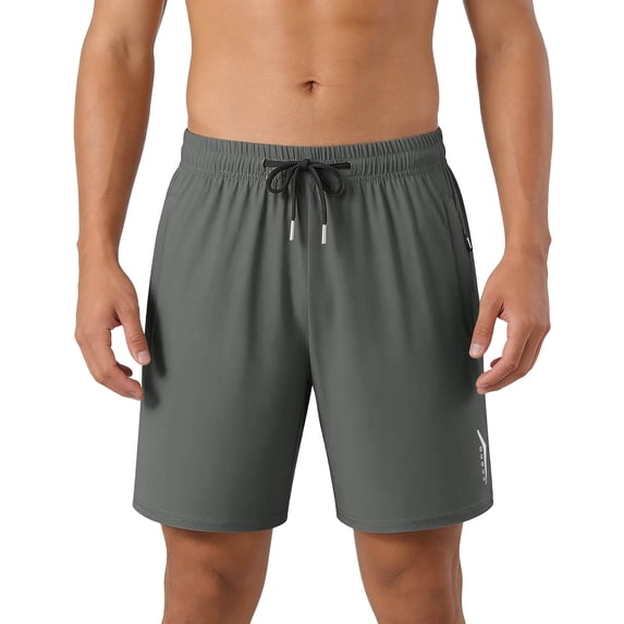 CLOISE Summer Shorts for Men with Pockets Big and Tall Drawstring Quick ...