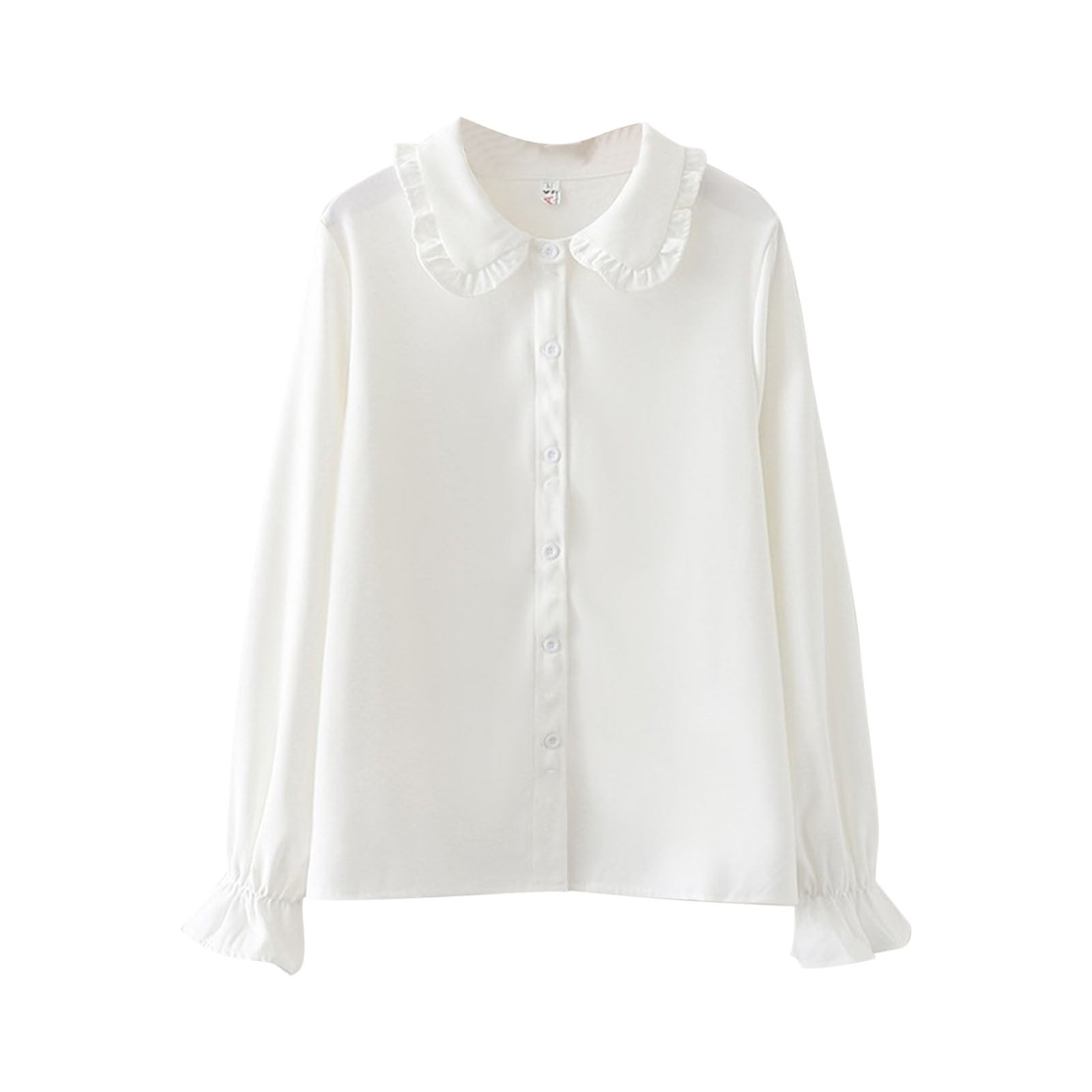 CLOISE White Shirt Boys Button Down Youth Long Sleeve Collared Tops ...