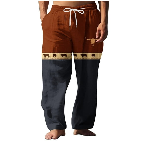 CLOISE Wide Leg Lounge Pants for Men with Pockets Big and Tall ...