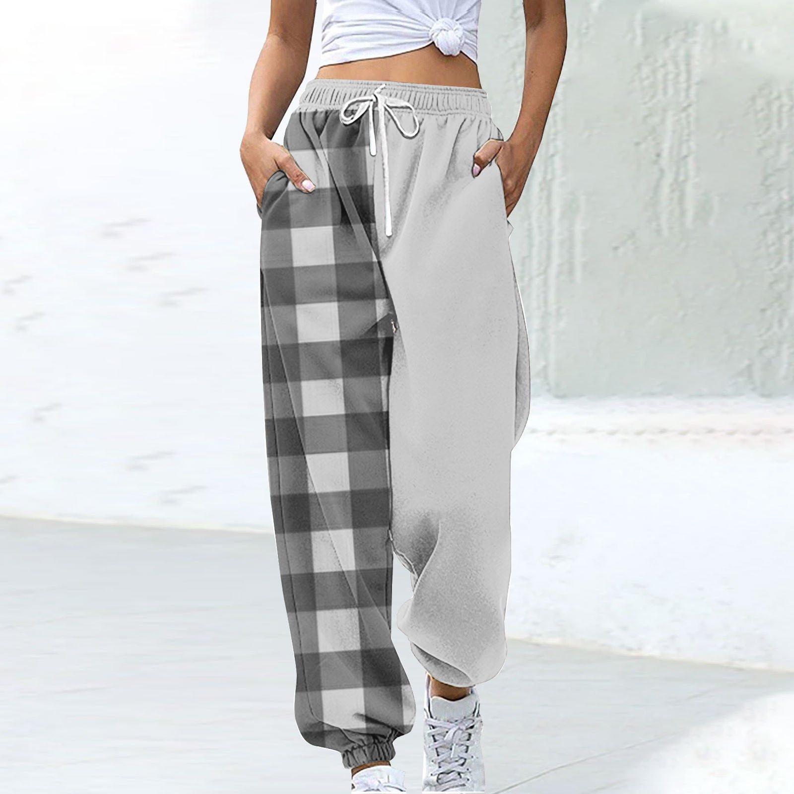 CLOISE Women's Sweatpants Joggers Baggy Jogger Sweatpants Casual Pull ...
