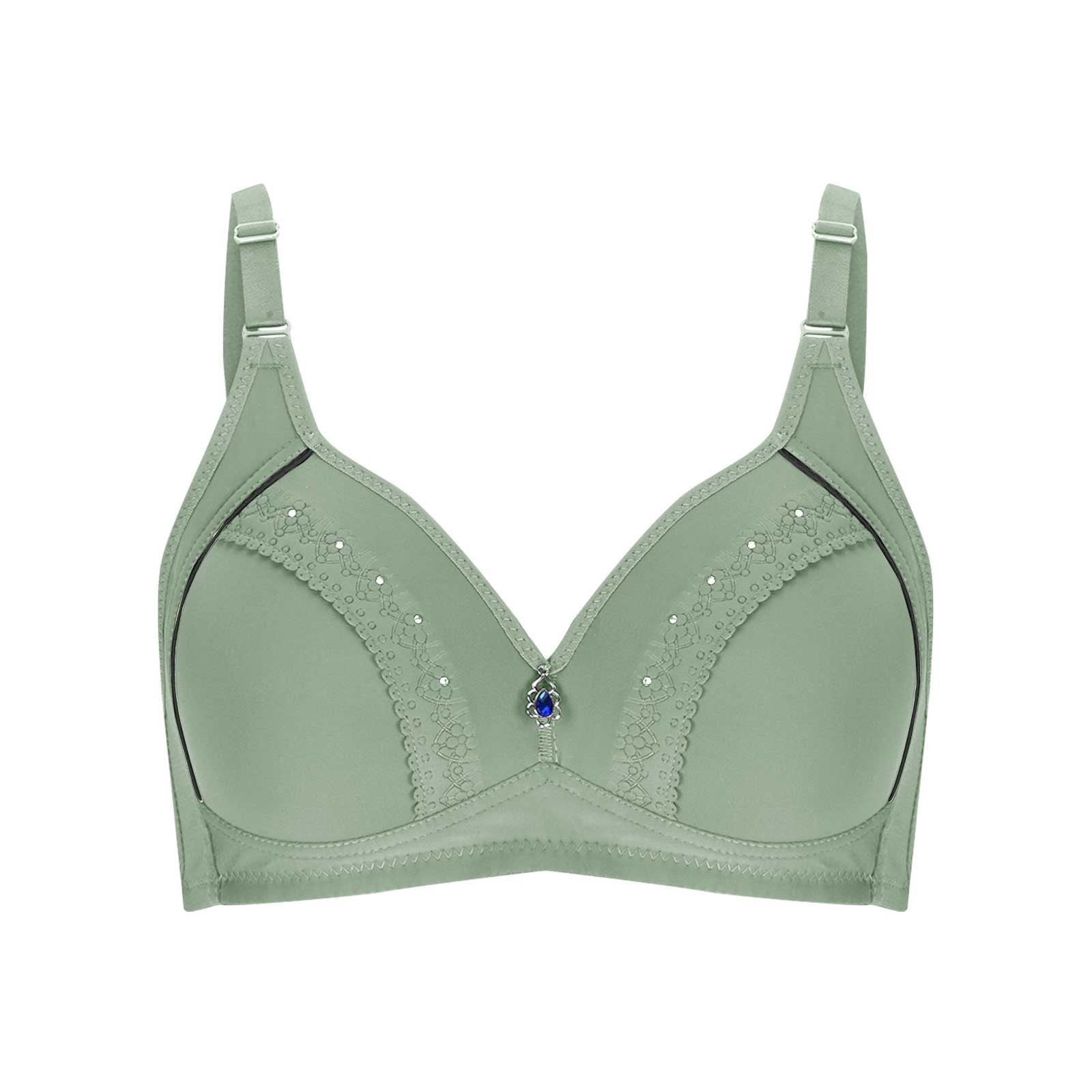 CLOISE Womens Bras No Underwire Full Support Push up Full Coverage ...