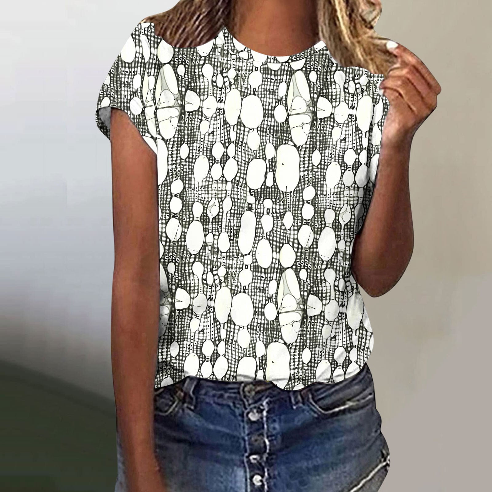 CLOISE Womens Halloween Shirts Fashion Halloween Cobweb Print Shirts ...