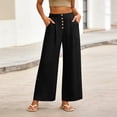 CLOISE Womens Wide Leg Dress Pants with Pockets for Work with Pockets ...