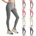 CLOISE Yoga Leggings Plus Size for Women Full Length Tights Stretchy ...