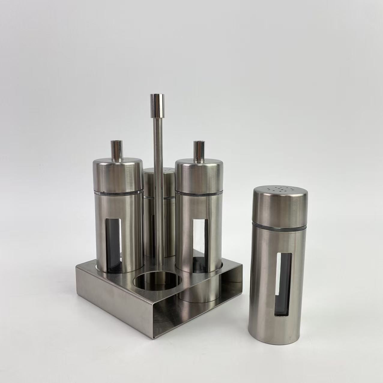 CLOKTA Spice racks,Oil and Vinegar Salt Pepper Cruet Bottle Set ...