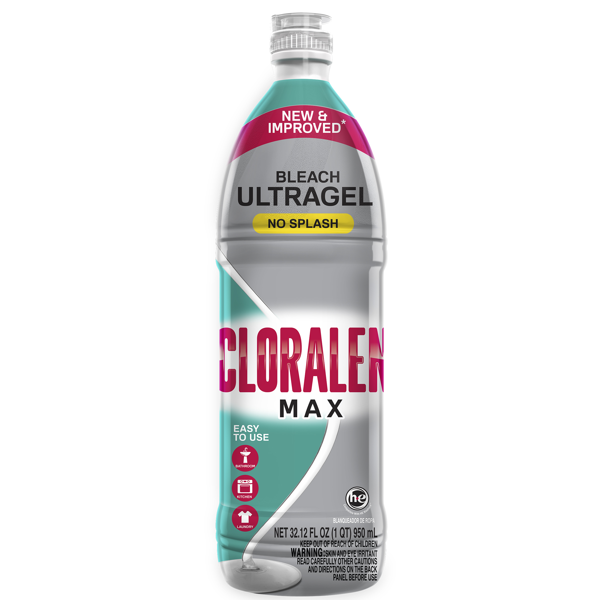 Great Value Cleaning Bleach, 128 fl oz - Walmart.com