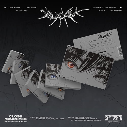 CLOSE YOUR EYES - [BLACKOUT] The 3rd Mini Album EYES 7 Version SET ...
