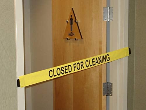 CLOSED FOR CLEANING Door Safety Sign with Magnetic Ends - Walmart.com