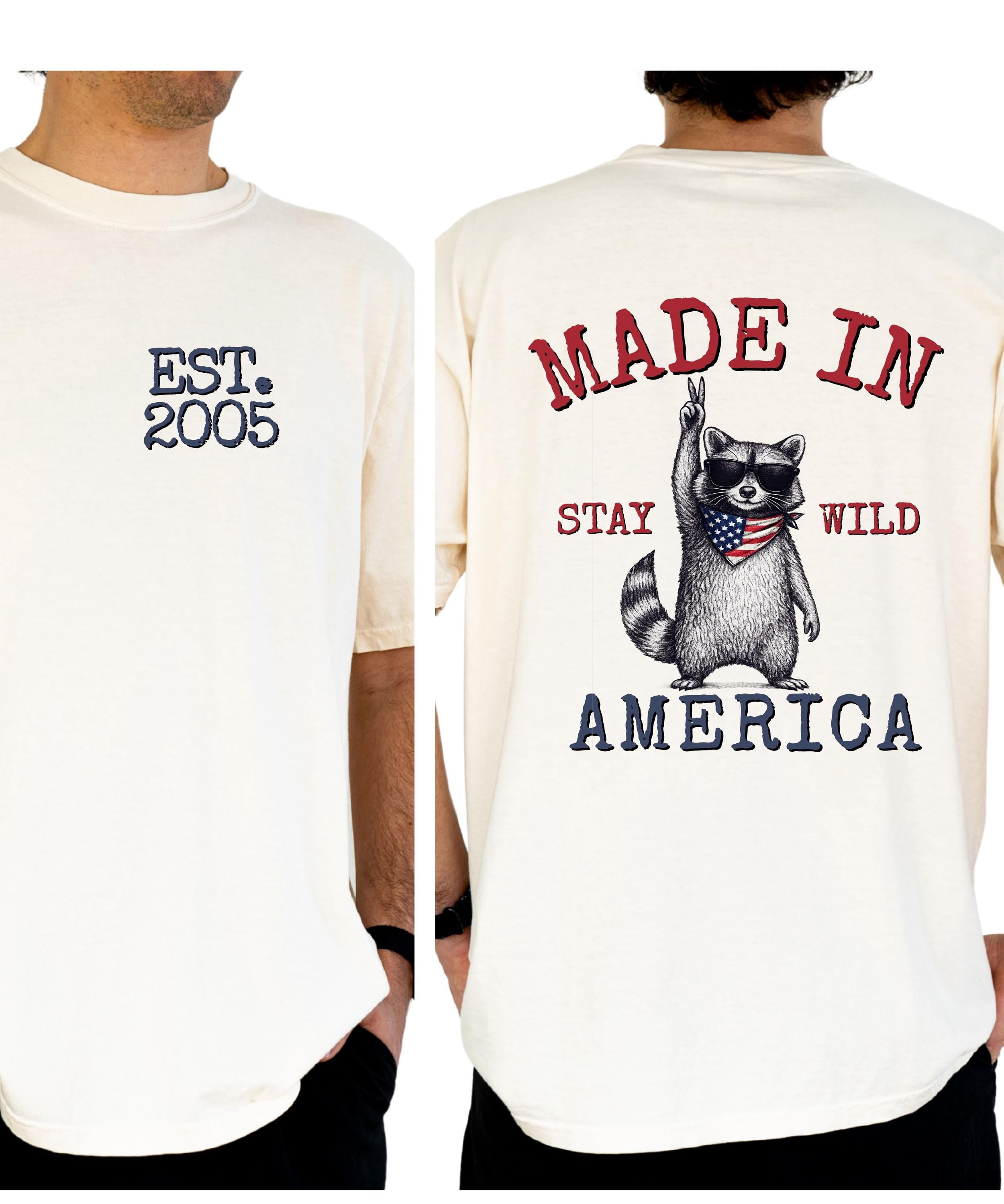 CLOTEX 21st Birthday Shirt, Born in 2005, Made in America Tee, Stay ...