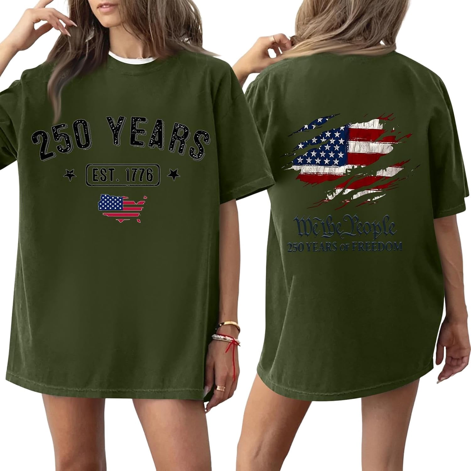 CLOTEX 250 Anniversary USA Short Sleeve Tops for Women Dressy ...