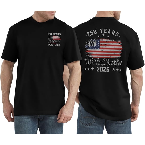 CLOTEX 250 Years American Flag Shirts for Men: 4th of July T Shirt 1776 ...