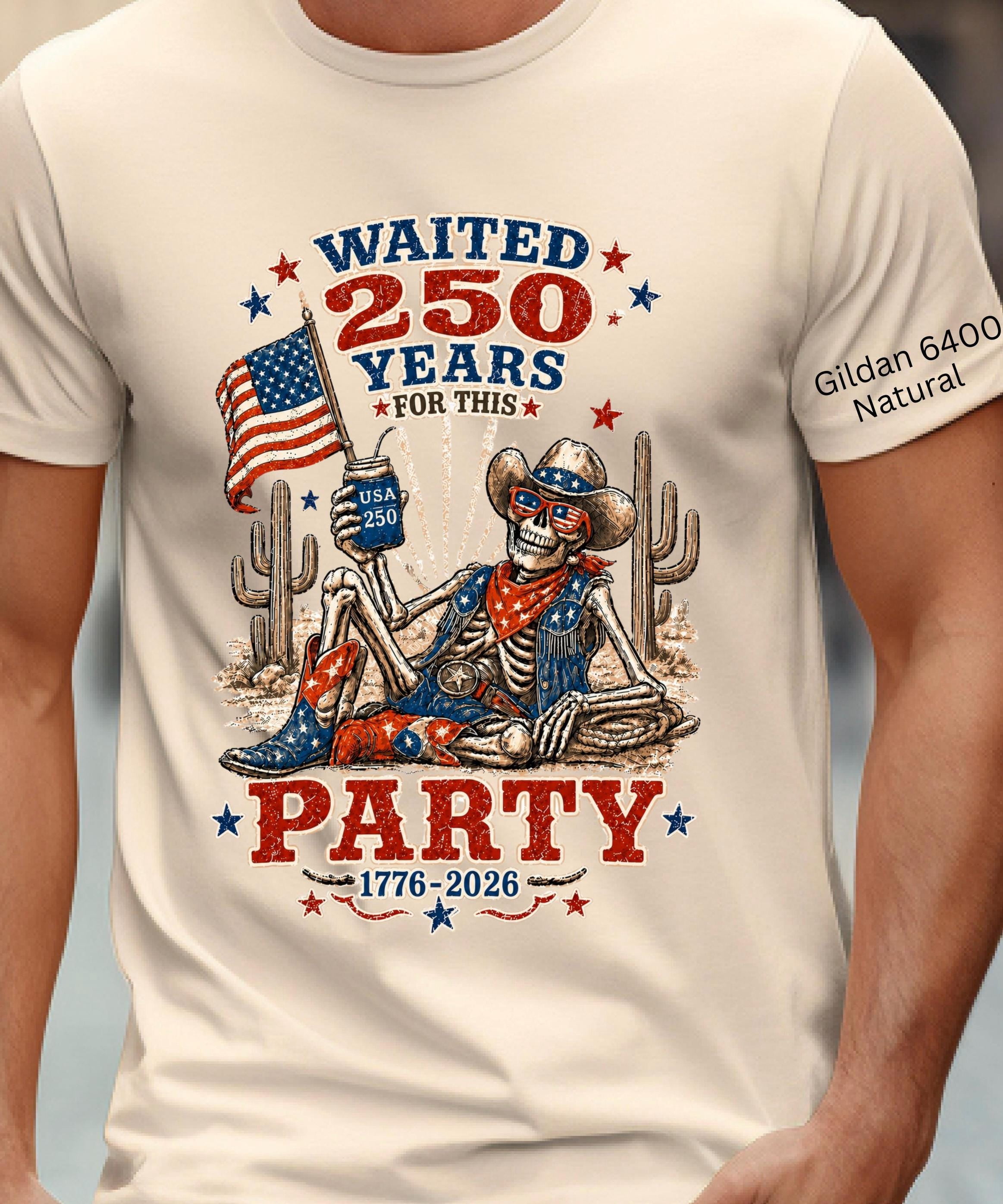 CLOTEX 250 Years USA Party Shirt | USA 250th Anniversary Tee ...