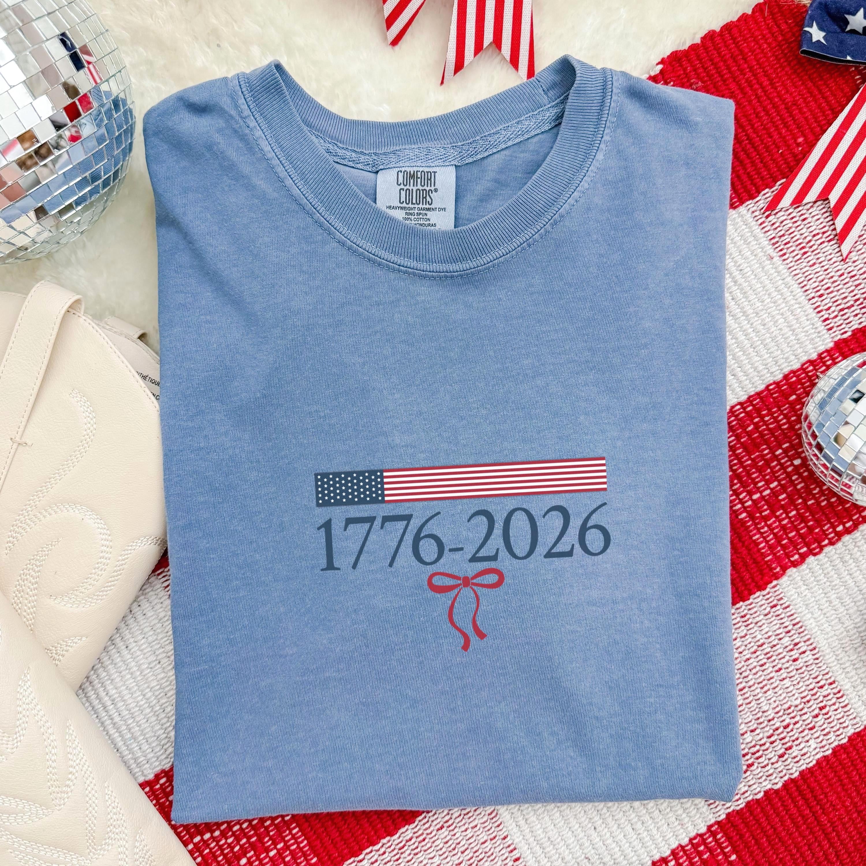 CLOTEX 250th America Anniversary Shirt, US 250 Years Comfort Colors ...