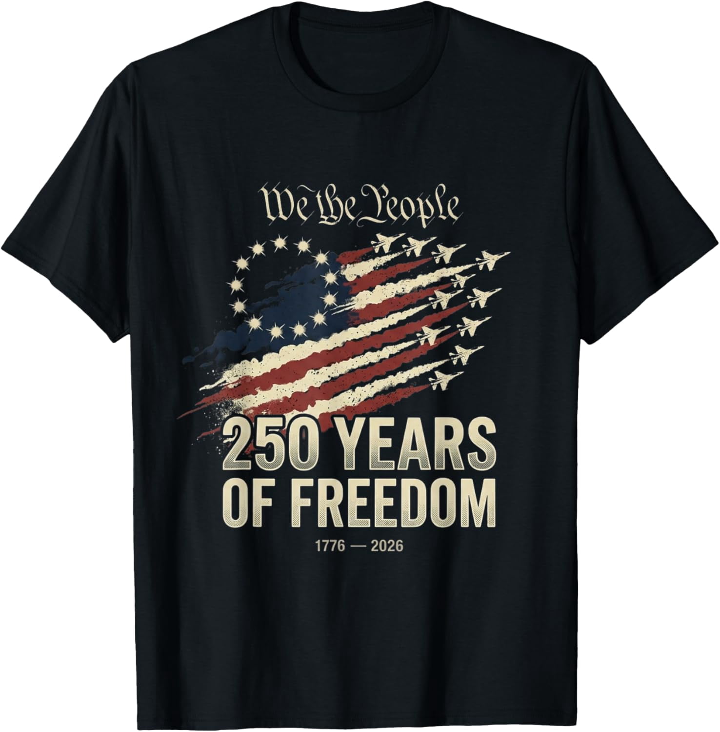 CLOTEX 250th Anniversary Fourth of July USA 250 Years American T-Shirt ...