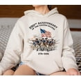 CLOTEX 250th Anniversary Hoodie, Revolutionary Soldiers USA America 250 ...