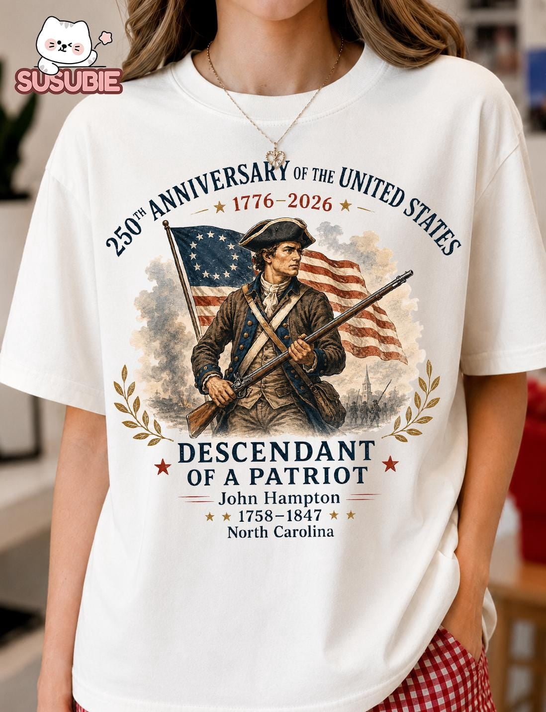 CLOTEX 250th Anniversary of the United States Shirt, Descendant of a ...