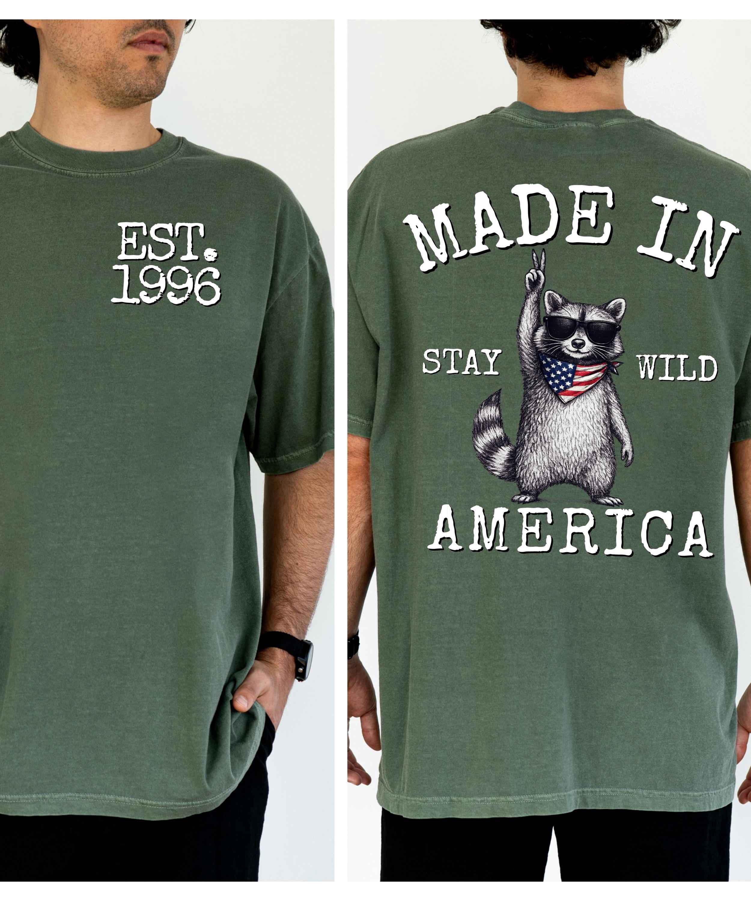 CLOTEX 30th Birthday Shirt, Born in 1996, Made in America Tee, Stay ...