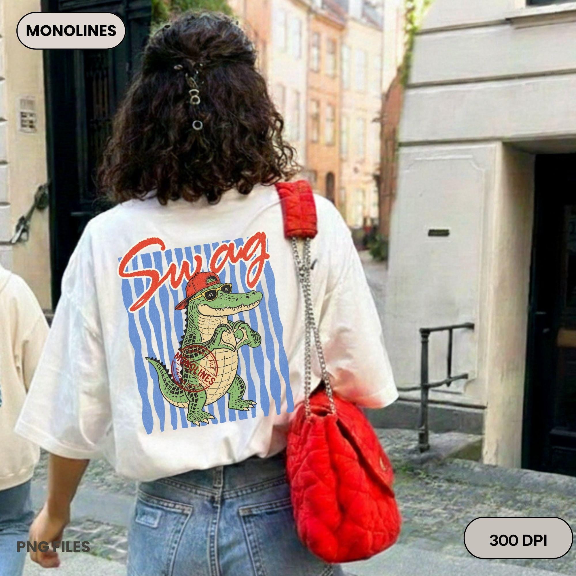 CLOTEX Alligator Sunglasses Graphic Tee, Retro Beach Life T-Shirt ...