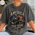 CLOTEX America 250 Years Funny Shirt, Guitar Tee, 1776 2026 Vintage ...