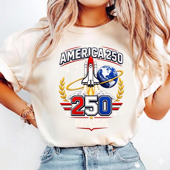 CLOTEX America 250 Years Space Shuttle Shirt, Vintage 1776-2026 ...