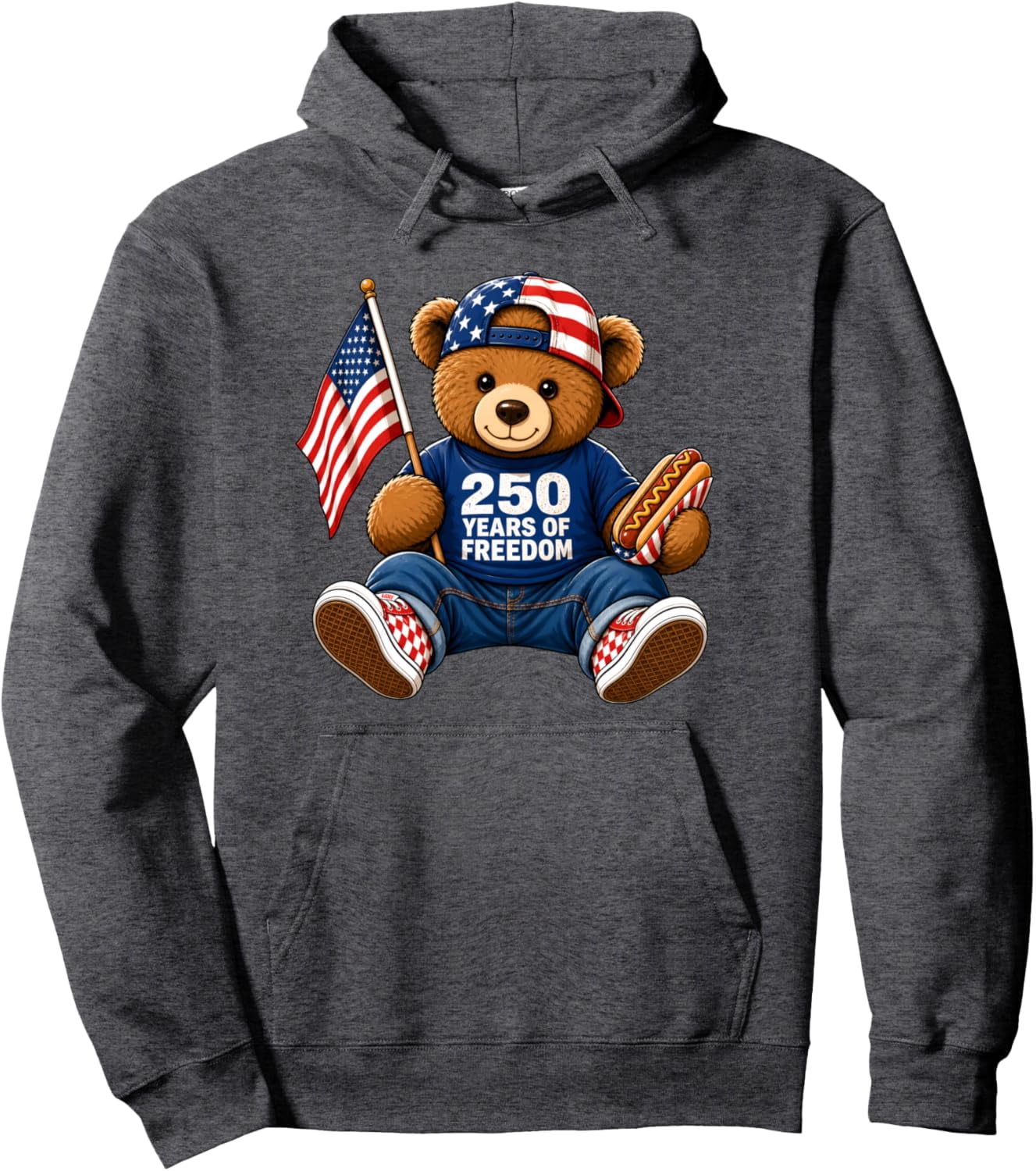 CLOTEX America 250th Anniversary 4th July USA Flag Patriotic Bear ...