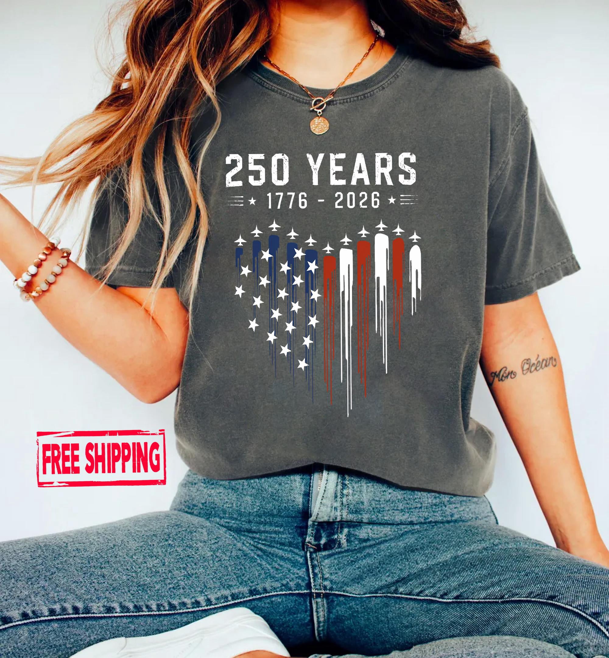 CLOTEX America 250th Anniversary Christian Shirt, Distressed Jesus 4th ...