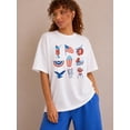 CLOTEX America Easy Graphic Tee, Weekend Tee, Seamless Cotton Tee ...