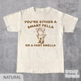CLOTEX Are You A Smart Fella Or Fart Smella? • Retro Cartoon T Shirt ...