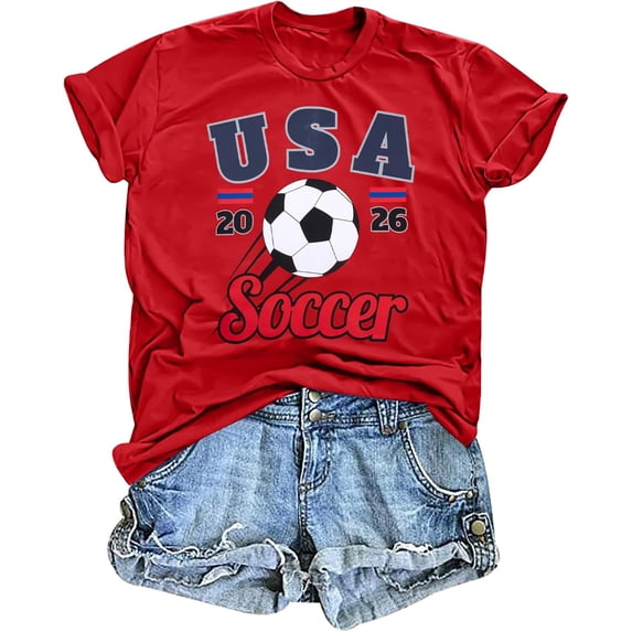 CLOTEX BANGELY Soccer Cup 2026 Shirt Women USA Football Match Season ...