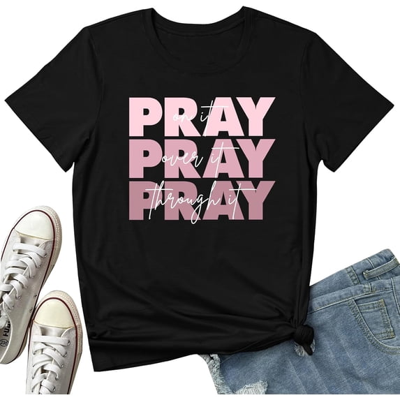 CLOTEX BLACKMYTH Graphic T-Shirts for Women Faith Shirts for Women ...