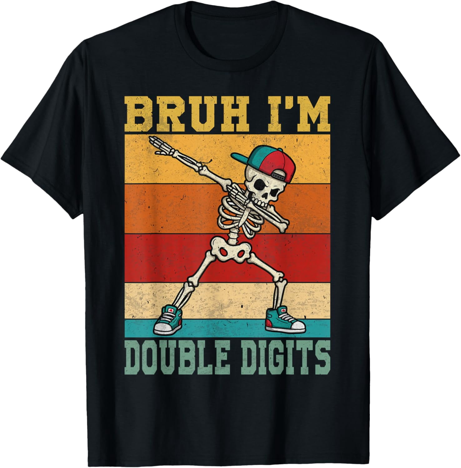 CLOTEX Bruh I'm Double Digits 10 Year Old boy Birthday 10 Birthday T ...