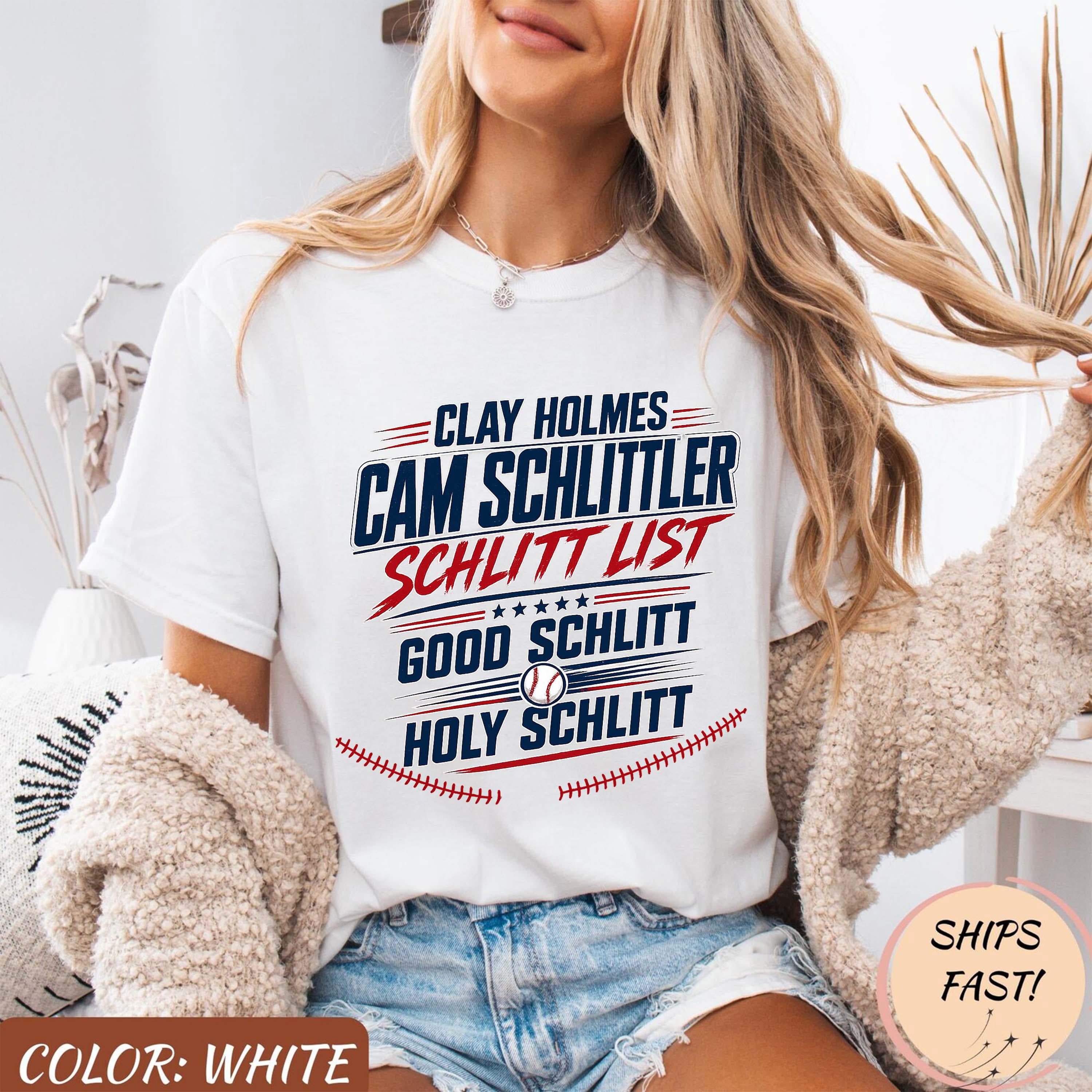 CLOTEX Cam Schlittler Schlitt List Good Schlitt Holy Schlitt Shirt ...