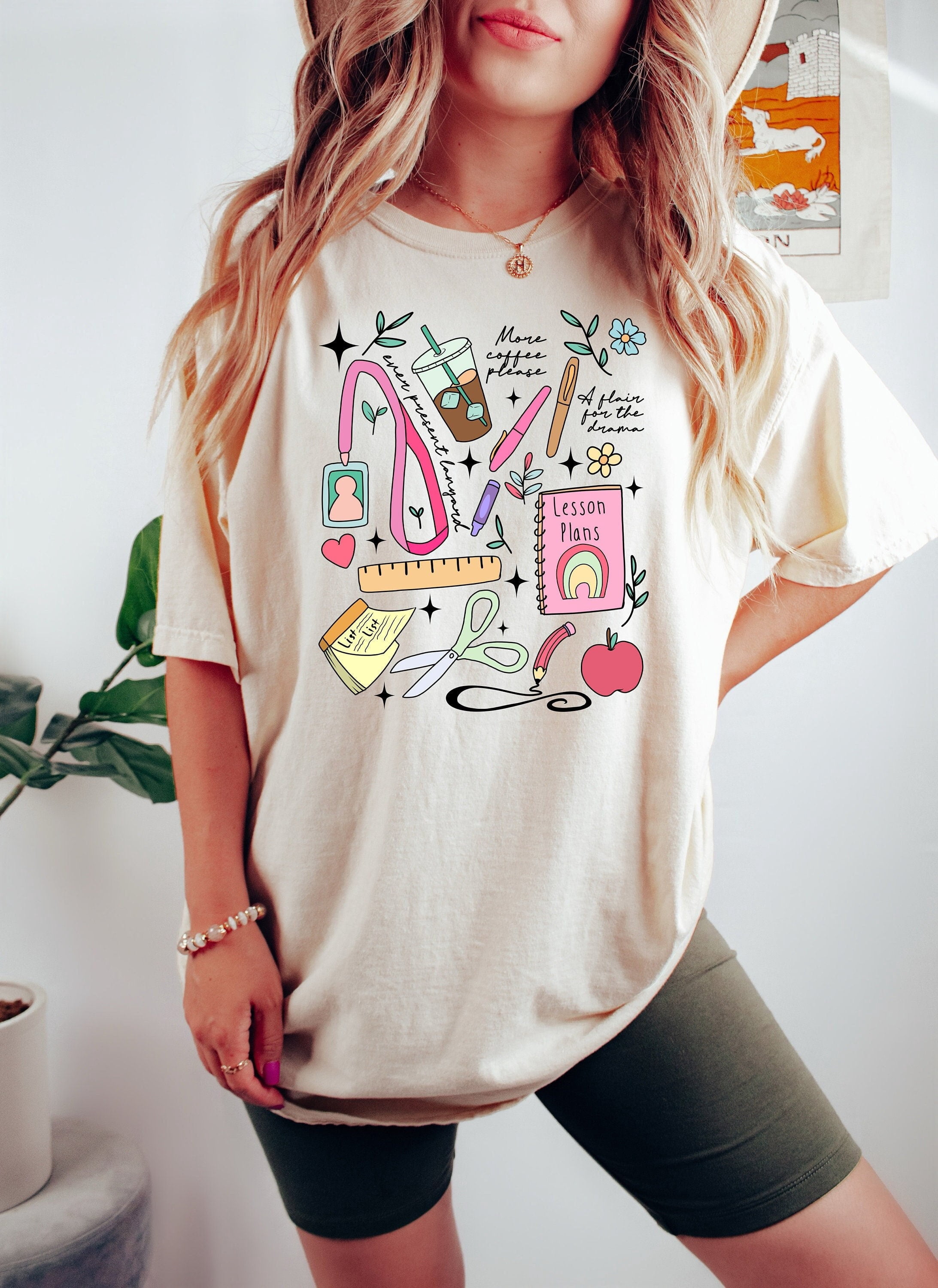 CLOTEX Can’t Talk Right Now Doing Teacher Stuff Shirt, Teacher Stuff T ...