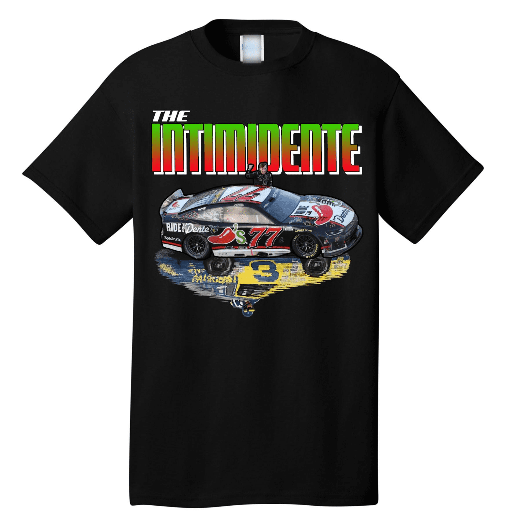 CLOTEX Carson Hocevar Intimidente Reflection Gradient Graphic Tee Shirt ...