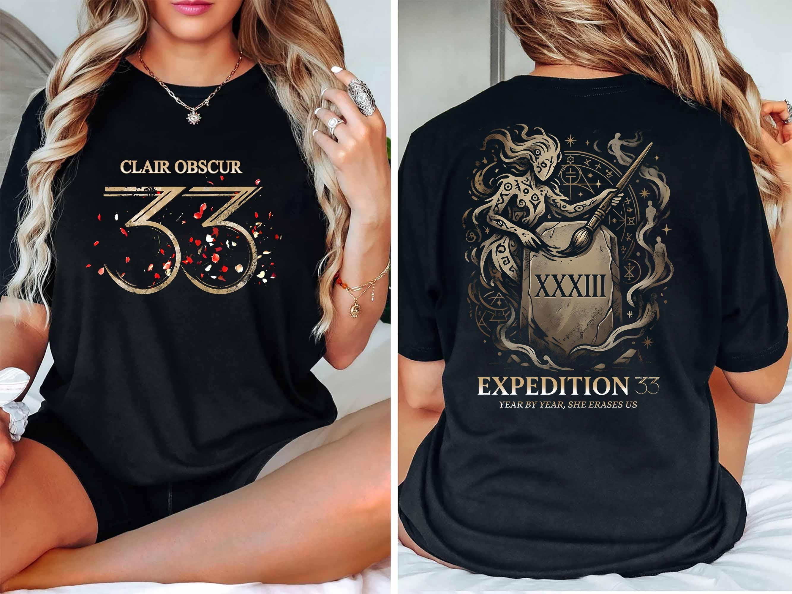 CLOTEX Clair Obscur Shirt, Dark Fantasy Gaming Shirt, RPG Gamer Tee ...