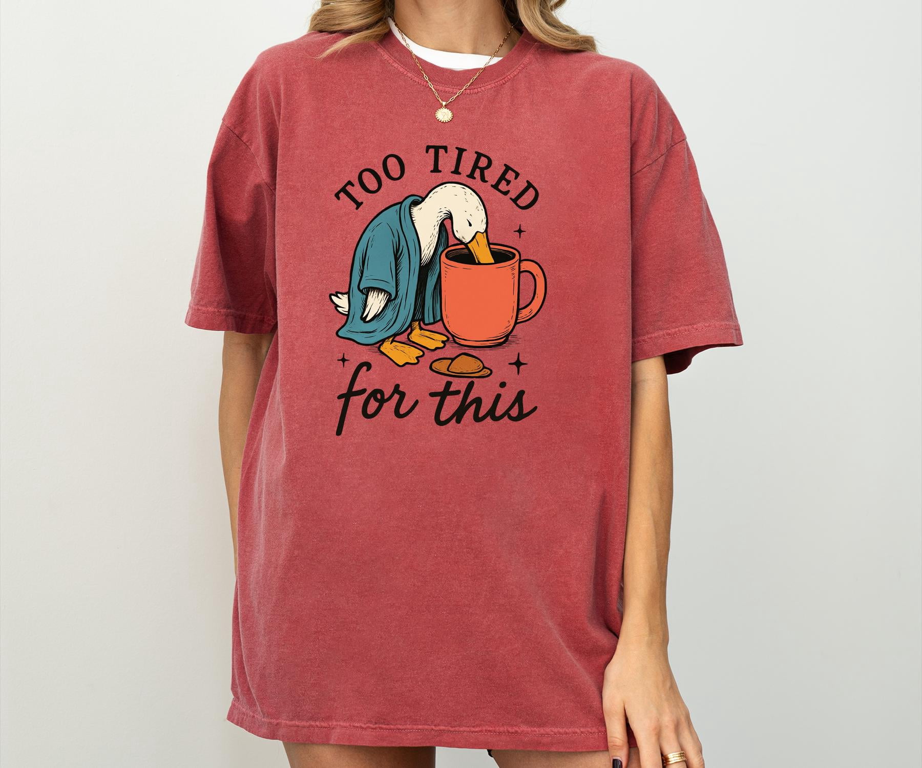 CLOTEX Coffee Mom Shirt, Funny Trendy Woman Tee, Tired Mom Club Tee ...