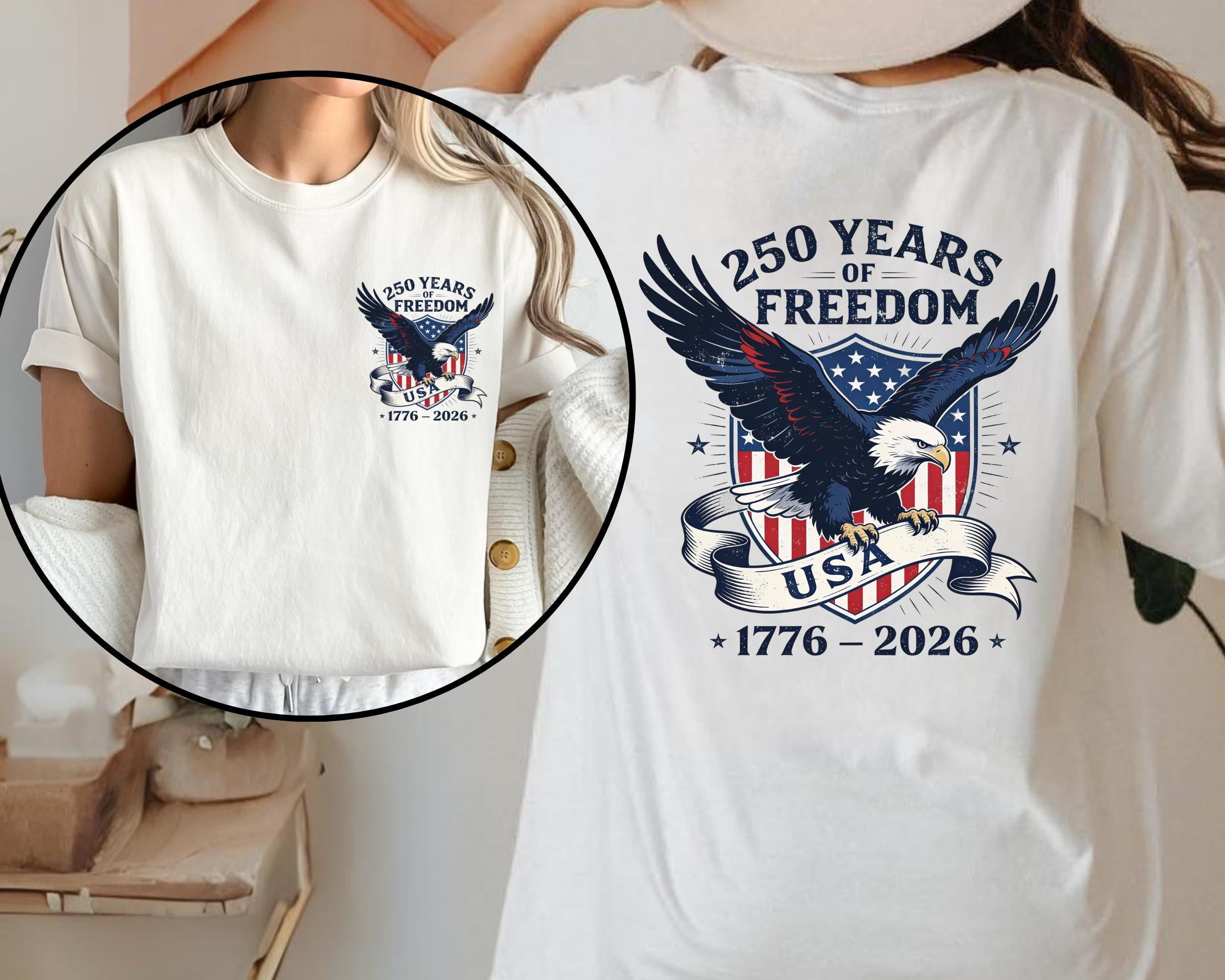 CLOTEX Comfort Colors 250th America Anniversary shirt, US 250 Years ...