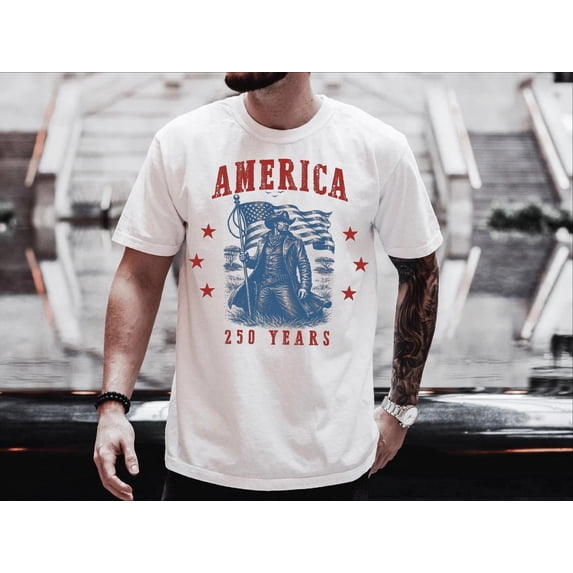 CLOTEX Comfort Colors America's Semiquincentennial Shirt, USA 250th ...