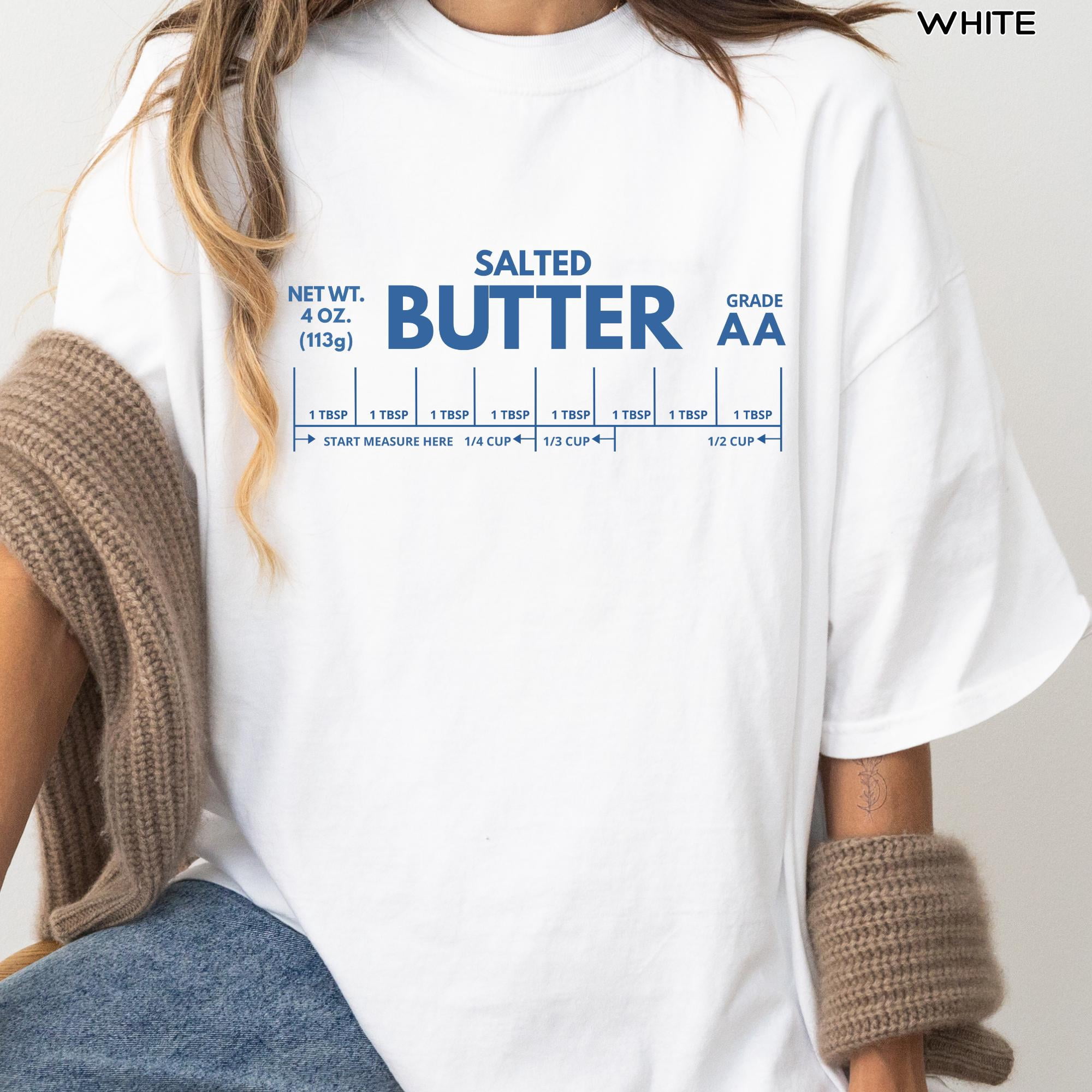 CLOTEX Comfort Colors Butter Shirt Baking Shirt Gifts Salted Butter Tee ...