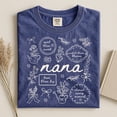 CLOTEX Comfort Colors® Floral Nana Shirt, Mother's Day Gift For Nana ...