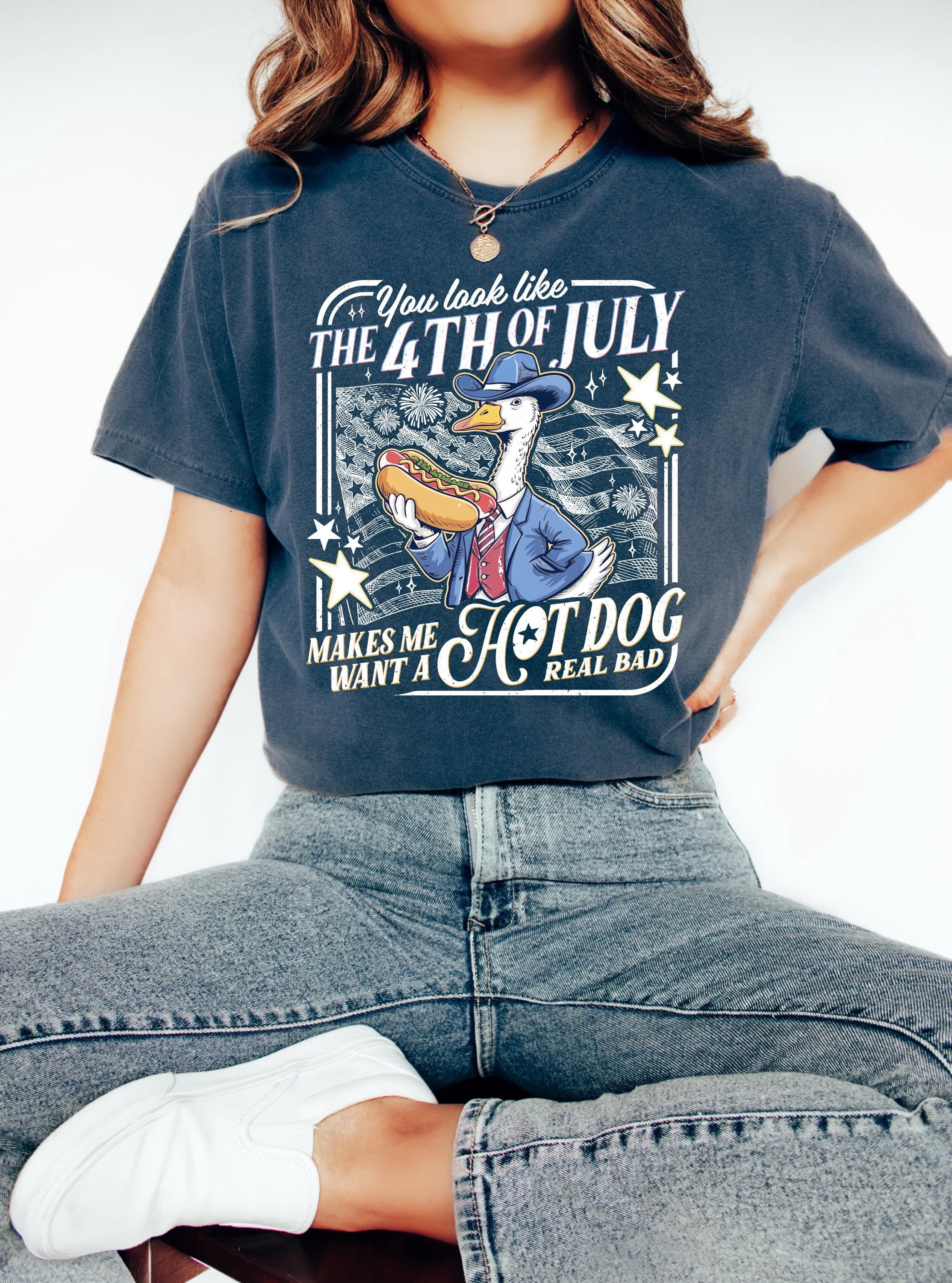 CLOTEX Comfort Colors Funny Goose You Look Like The 4thOof July Shirt ...