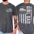 CLOTEX Comfort Colors® Girl Dad Shirt Cool Dads Club Tee American Flag ...