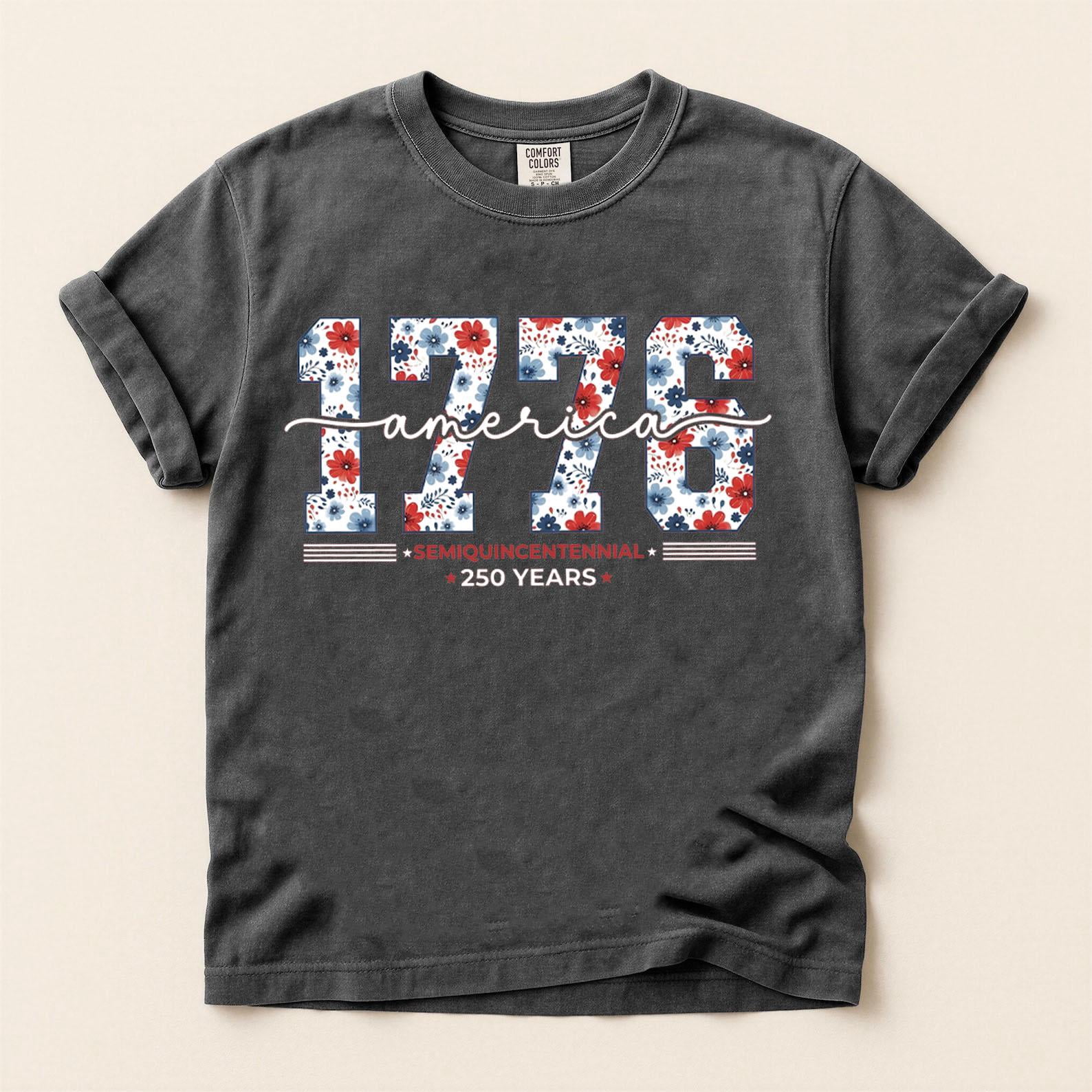 CLOTEX Comfort Colors Happy 250th Birthday USA Shirt, America 250th ...